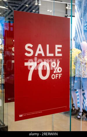 The Shops at Hudson Yards complex are part of a luxury indoor mall, New York City, USA 2023 ...