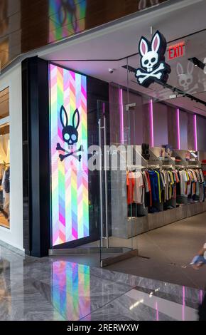 The Shops at Hudson Yards complex are part of a luxury indoor mall, New York City, USA 2023 ...