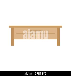 Classic low coffee table for interior design. Elements of home ...