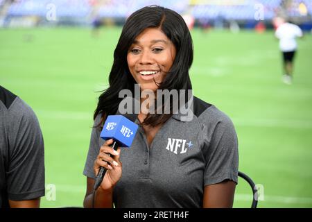 NFL Network reporter Sherree Burruss reports from Baltimore Ravens NFL ...