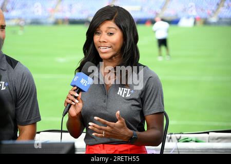 NFL Network reporter Sherree Burruss reports from Baltimore Ravens NFL ...