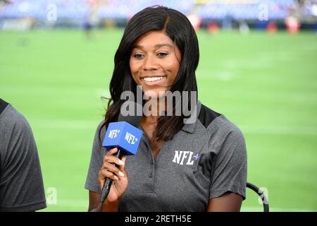 NFL Network reporter Sherree Burruss reports from Baltimore Ravens NFL ...