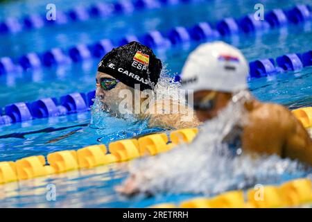 Emma Carrasco of Spain competes in the 200m Individual Medley Women ...