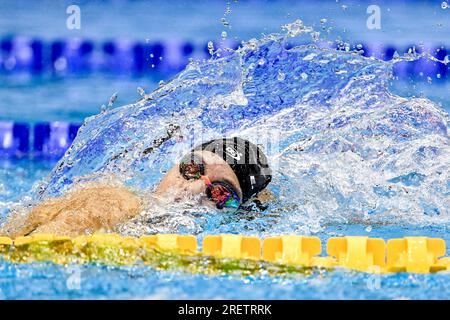 Emma Carrasco of Spain competes in the 200m Individual Medley Women ...