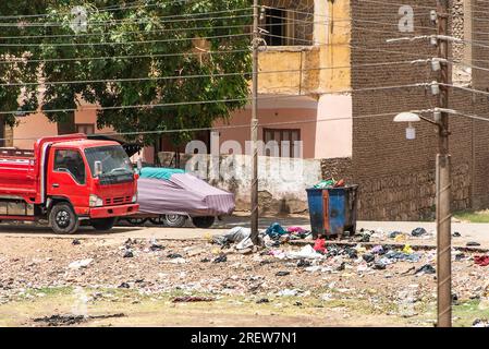 Nil River in Egypt filled with trash and plastic ecological disaster ...