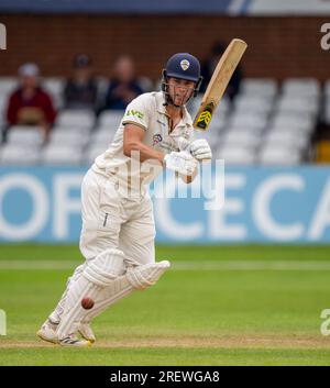Luis Reece of Derbyshire in batting action during the Vitality T20 ...