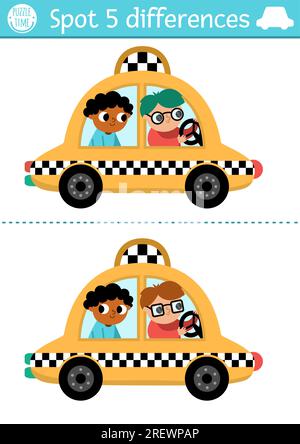 Vector transportation searching game with city landscape with roads ...