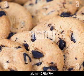 Prepared dough for dessert chocolate brownie before baking Stock Photo ...