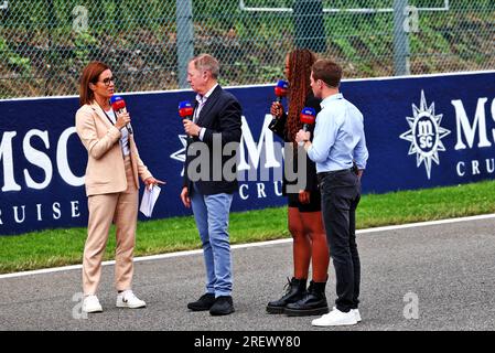 Naomi Schiff, Sky Sports F1, during the FORMULA 1 ARAMCO BRITISH GRAND ...