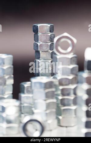 various fasteners made of high quality alloy steel and other elements ...
