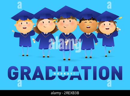 Hooray, Graduation banner design Stock Vector Image & Art - Alamy