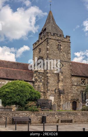 St Mary Magdalene and St Denys parish church, Midhurst, West Sussex, UK ...