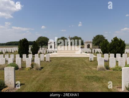 Regina Trench CWGC cemetery of the Great War Stock Photo - Alamy