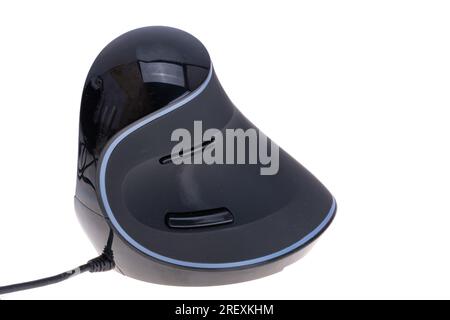Vertical gaming computer mouse isolated on white background Stock Photo ...
