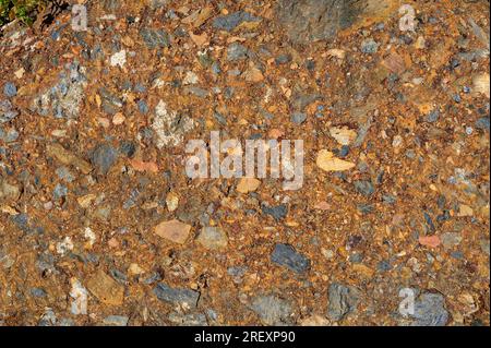 Iron-rich breccia is a clastic sedimentary rock composed by broken ...