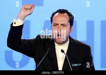Magdeburg, Germany. 30th July, 2023. Anja Arndt, candidate for an AfD ...