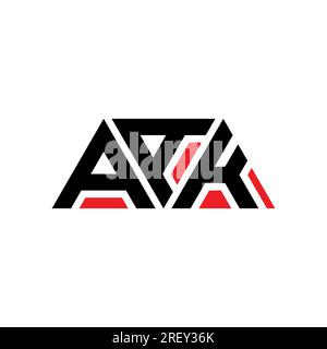 AAK triangle letter logo design with triangle shape. AAK triangle logo ...