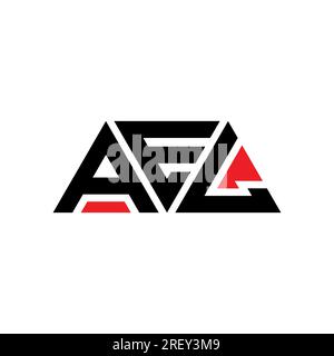 AEL triangle letter logo design with triangle shape. AEL triangle logo ...