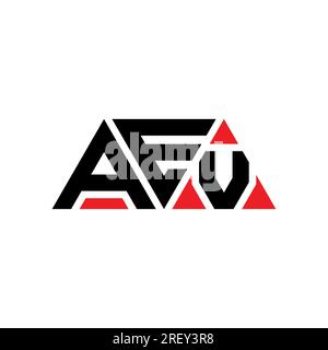 AEV triangle letter logo design with triangle shape. AEV triangle logo ...