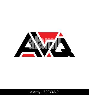 ALQ triangle letter logo design with triangle shape. ALQ triangle logo ...