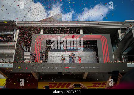 Podium of the race during the Belgian GP, Spa-Francorchamps 27-30 July ...