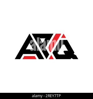 APQ triangle letter logo design with triangle shape. APQ triangle logo ...