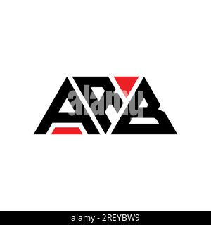 ARB triangle letter logo design with triangle shape. ARB triangle logo ...