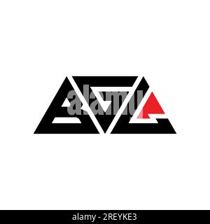 BGL triangle letter logo design with triangle shape. BGL triangle logo ...