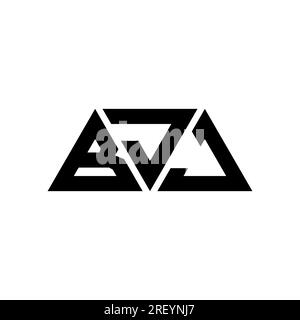 BJJ triangle letter logo design with triangle shape. BJJ triangle logo ...