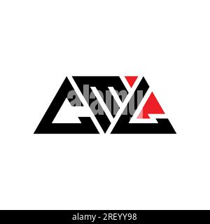 CML triangle letter logo design with triangle shape. CML triangle logo ...