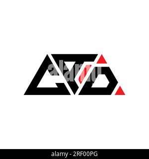 CAD triangle letter logo design with triangle shape. CAD triangle logo ...