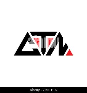 CTN triangle letter logo design with triangle shape. CTN triangle logo ...