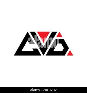 CVD triangle letter logo design with triangle shape. CVD triangle logo ...