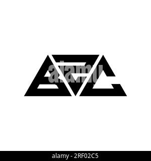 BZC triangle letter logo design with triangle shape. BZC triangle logo ...