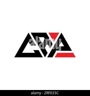 CRP triangle letter logo design with triangle shape. CRP triangle logo ...