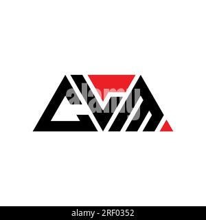 CLM triangle letter logo design with triangle shape. CLM triangle logo ...
