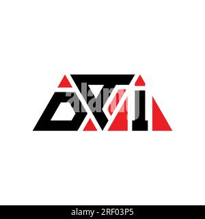 DAI triangle letter logo design with triangle shape. DAI triangle logo ...
