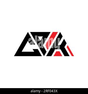 CPK triangle letter logo design with triangle shape. CPK triangle logo ...