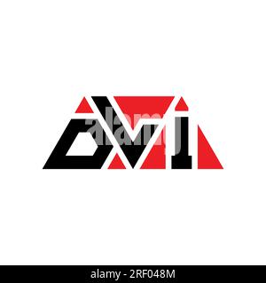 DLI triangle letter logo design with triangle shape. DLI triangle logo ...