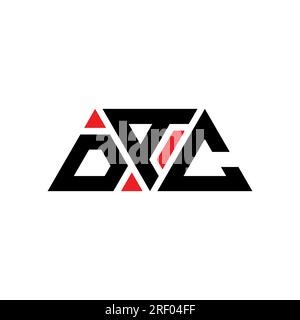 DAC triangle letter logo design with triangle shape. DAC triangle logo ...