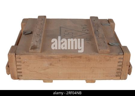 Army 5,45mm ammunition wooden crate Text in russian - type of ...