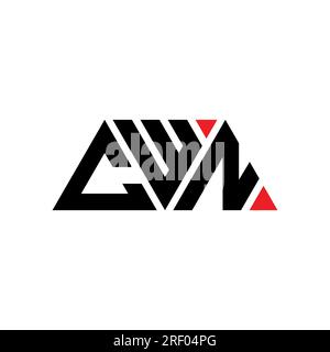 CWN triangle letter logo design with triangle shape. CWN triangle logo ...