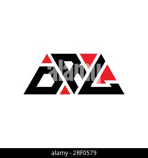DRL triangle letter logo design with triangle shape. DRL triangle logo ...