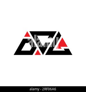 DCL triangle letter logo design with triangle shape. DCL triangle logo ...