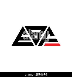 EBF triangle letter logo design with triangle shape. EBF triangle logo ...