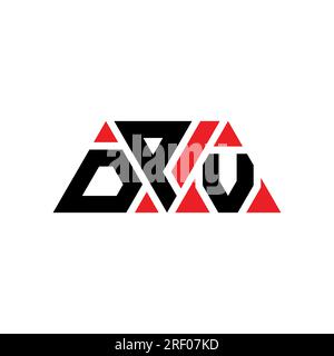 DPV triangle letter logo design with triangle shape. DPV triangle logo ...