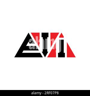 EII triangle letter logo design with triangle shape. EII triangle logo ...