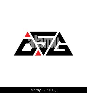 DSG triangle letter logo design with triangle shape. DSG triangle logo ...