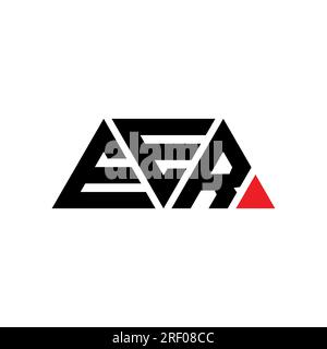 EER triangle letter logo design with triangle shape. EER triangle logo ...