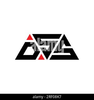 DSS triangle letter logo design with triangle shape. DSS triangle logo ...